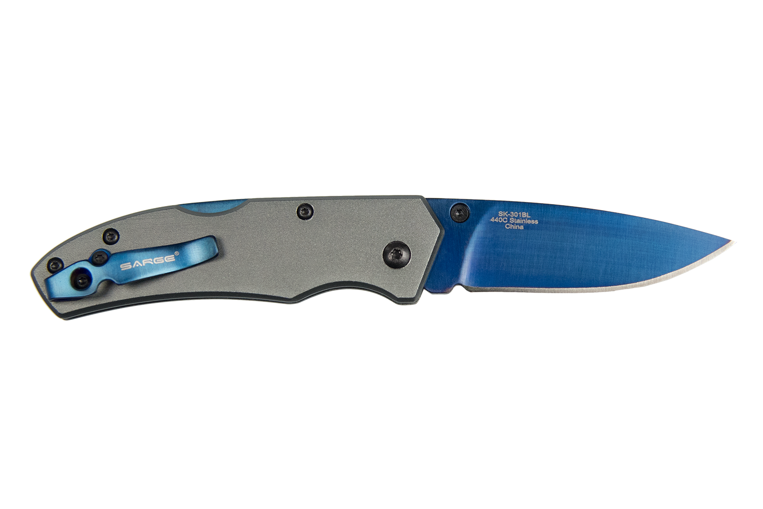 Blue Electro - Lock Back Folder